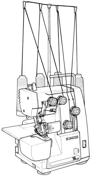 Overlockers Singer 14 U 244 B