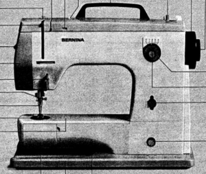 Sewingmachine Bernina 800 free arm