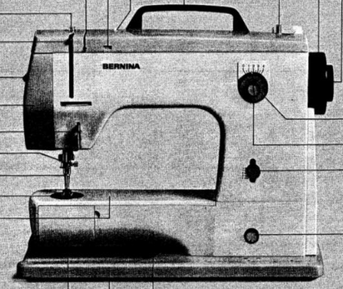 Sewingmachine Bernina 800 free arm