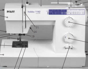 Sewingmachine Pfaff Hobby 1142